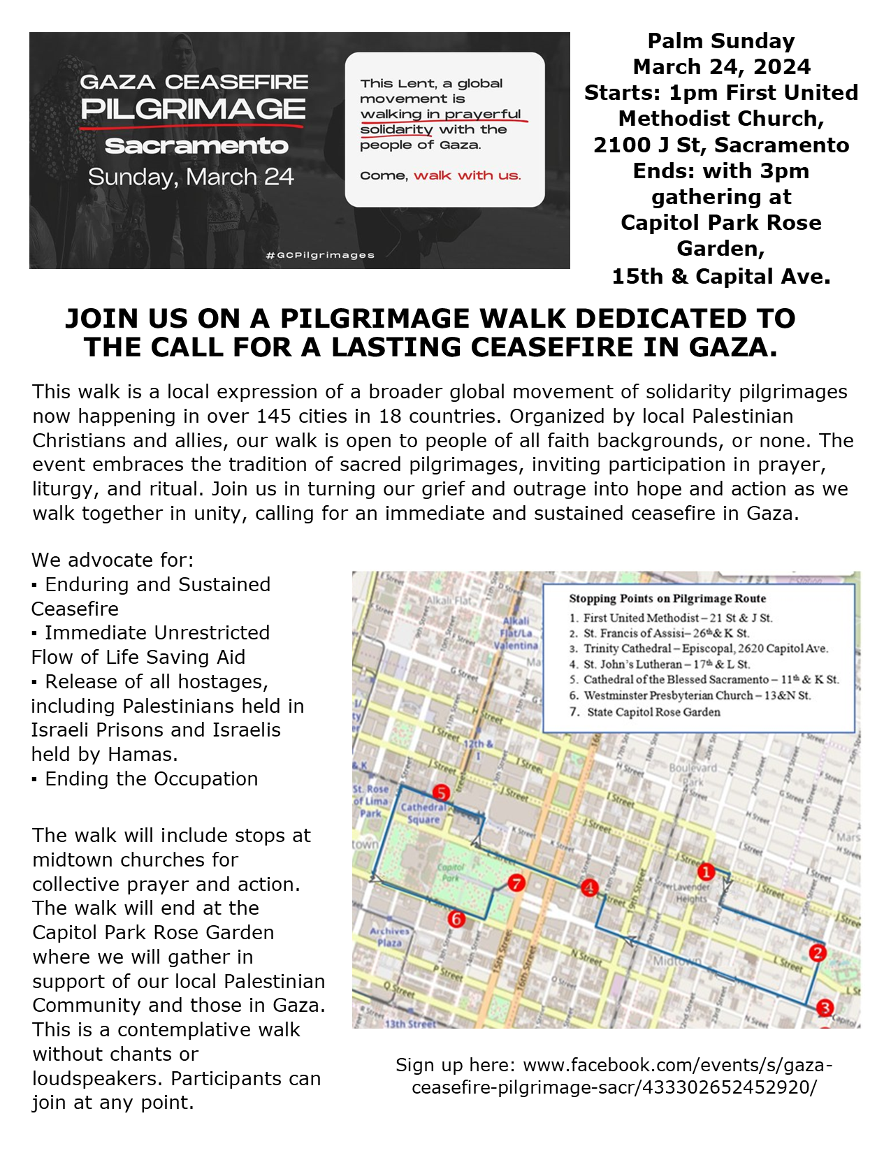 Sacramento Gaza Solidarity Pilgrimage | Sacramento Regional Coalition ...