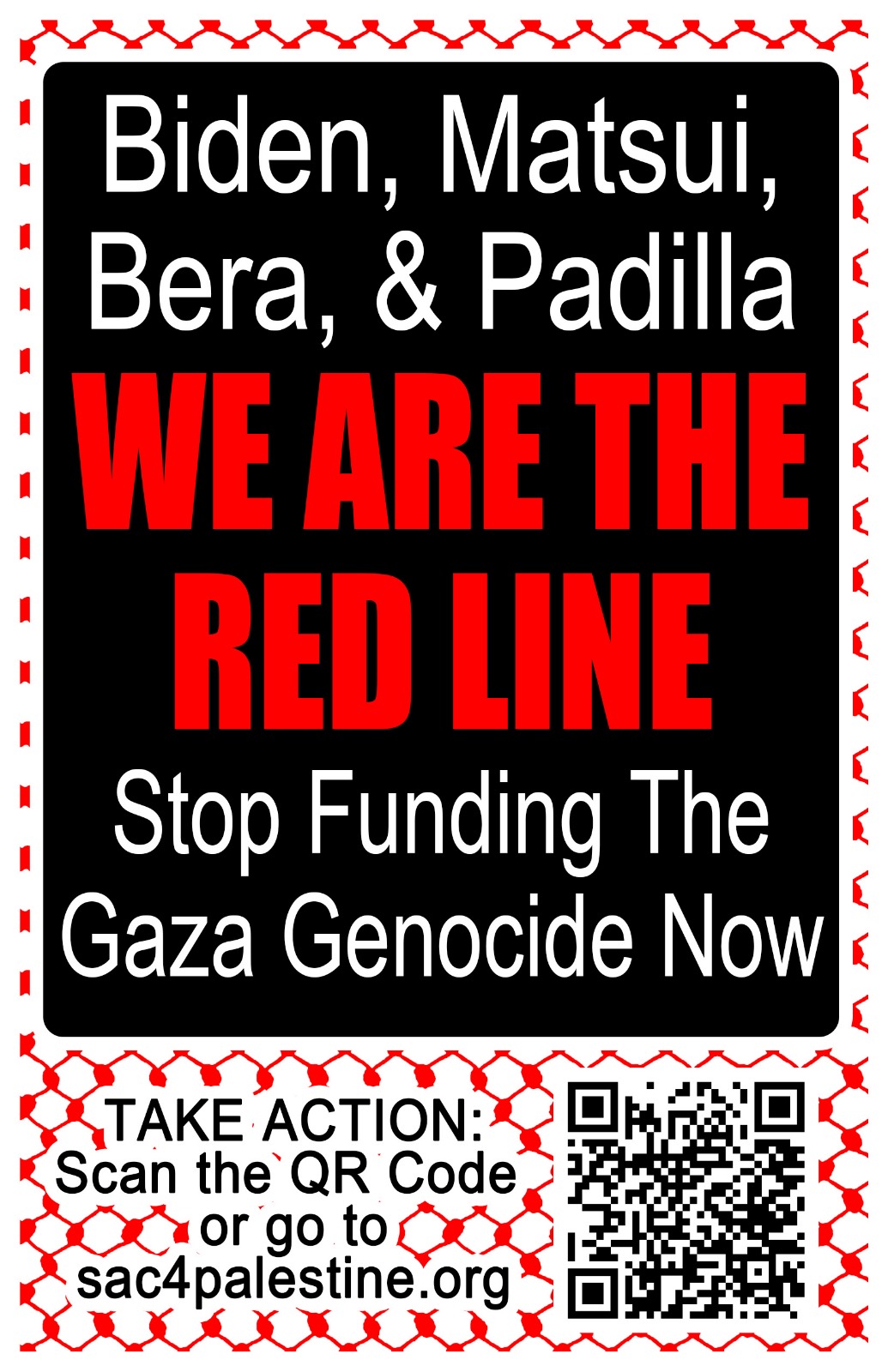 Poster: We Are the Red Line | Sacramento Regional Coalition for ...