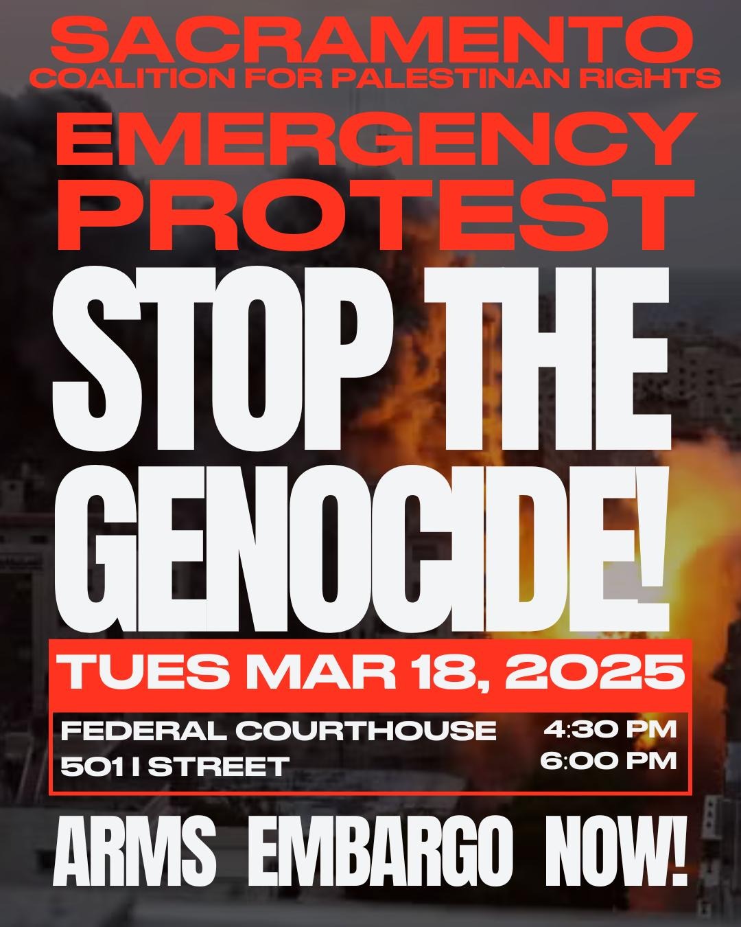 Emergency Demonstration 3-18-25 | Sacramento Regional Coalition for ...